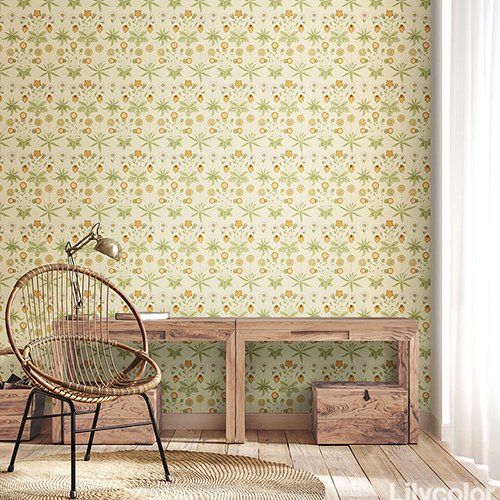 Cozy farmhouse living room interior | Wallstyle